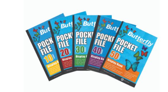 BUTTERFLY A4 POCKET FILES – Easy Stationers CC