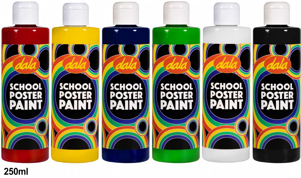 DALA SCHOOL POSTER PAINT 1L BLUE – Easy Stationers CC