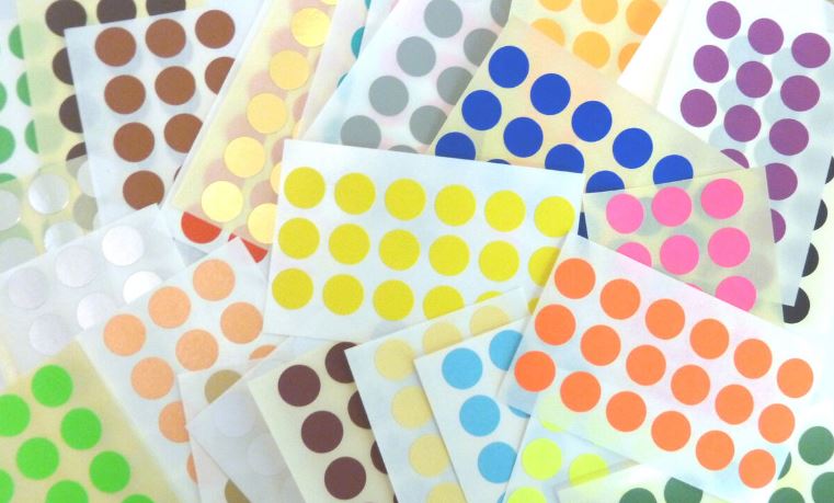 13MM ROUND COLOR CODED LABELS - C13 – Easy Stationers CC