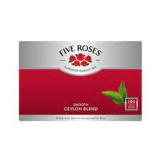 FIVE ROSES TAGLESS TEABAGS 200'S – Easy Stationers CC